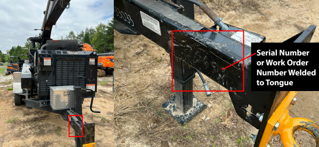 Where to find the equipment identification number tags on your ...