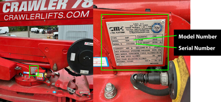 Where to find the equipment identification number tags on your ...